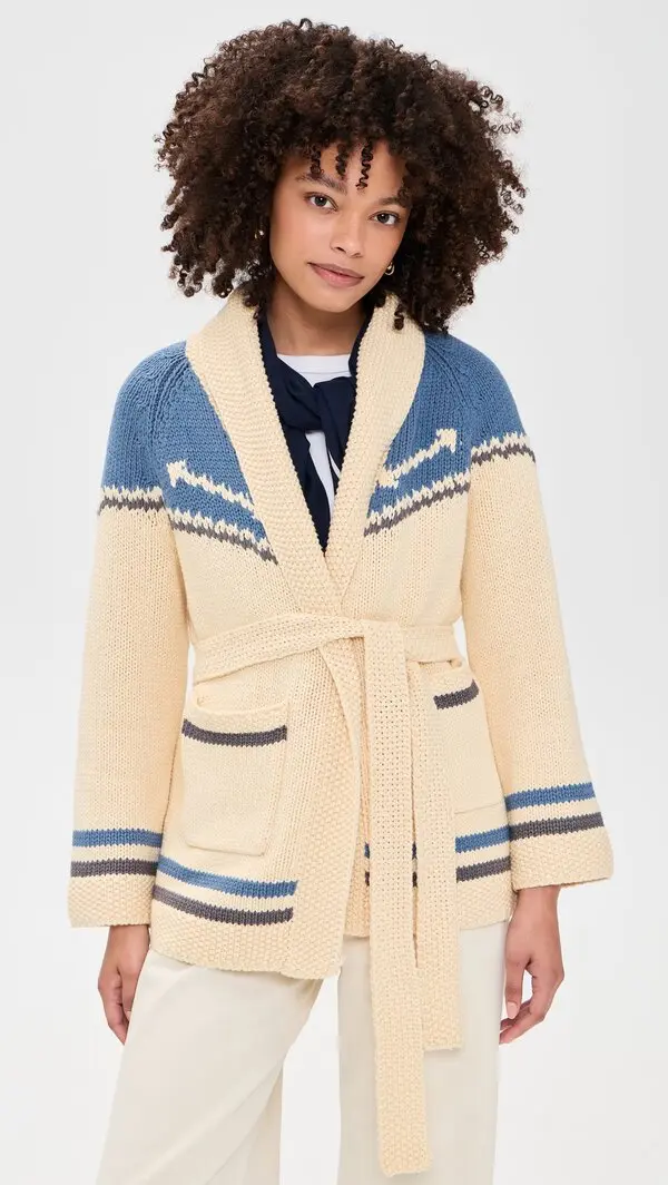The Great. X Stetson The Western Riding Cardigan Sweater
