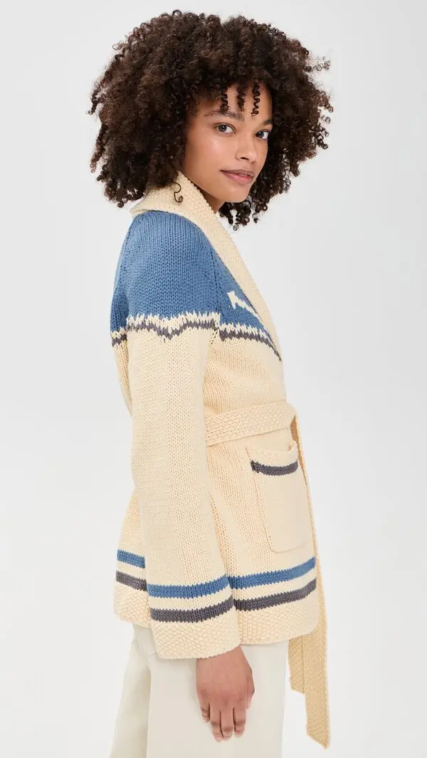 The Great. X Stetson The Western Riding Cardigan Sweater