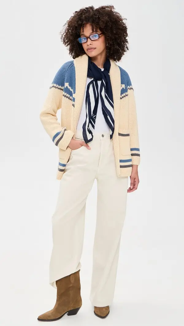 The Great. X Stetson The Western Riding Cardigan Sweater