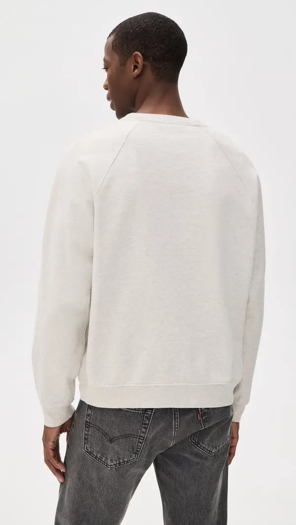 Madewell Crew Neck Terry Sweatshirt - Heather Grey
