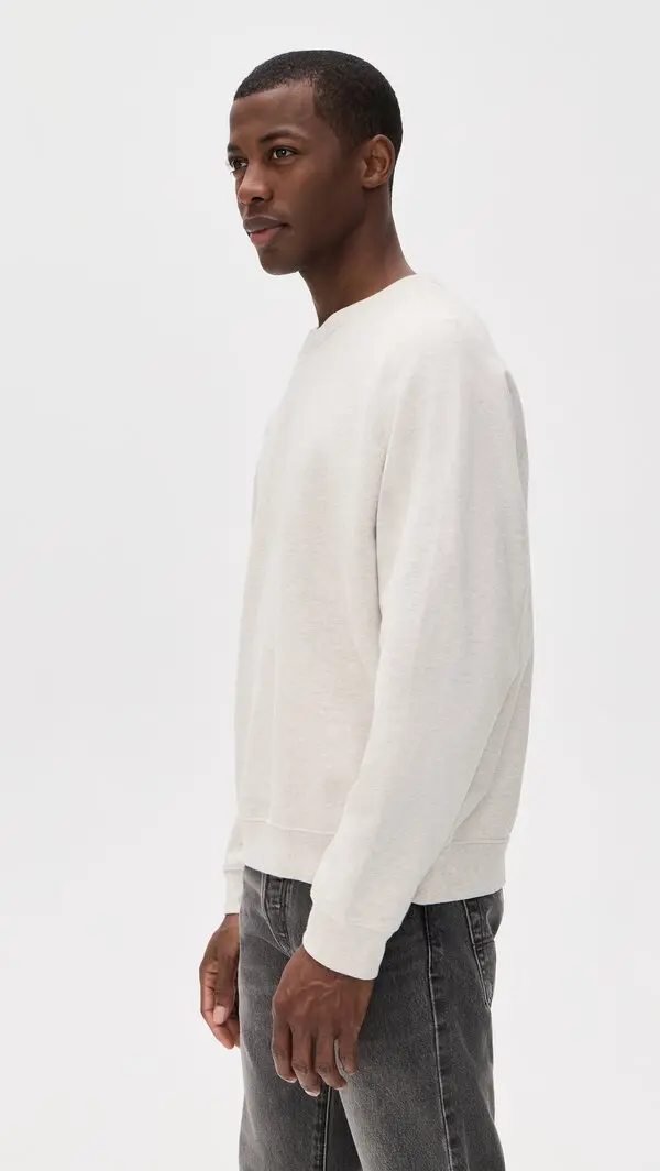 Madewell Crew Neck Terry Sweatshirt - Heather Grey