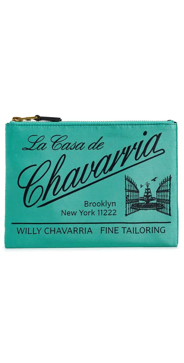 WILLY CHAVARRIA Label Pouch - Uniform Green