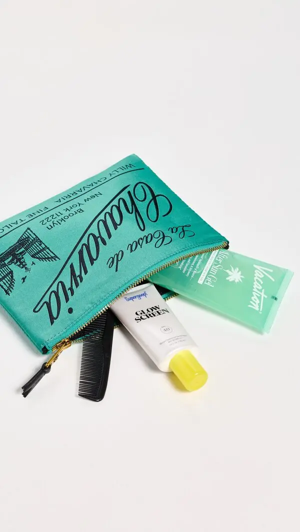 WILLY CHAVARRIA Label Pouch - Uniform Green