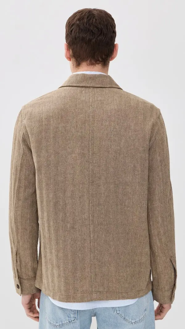 Faherty Brand Herringbone Studio Jacket