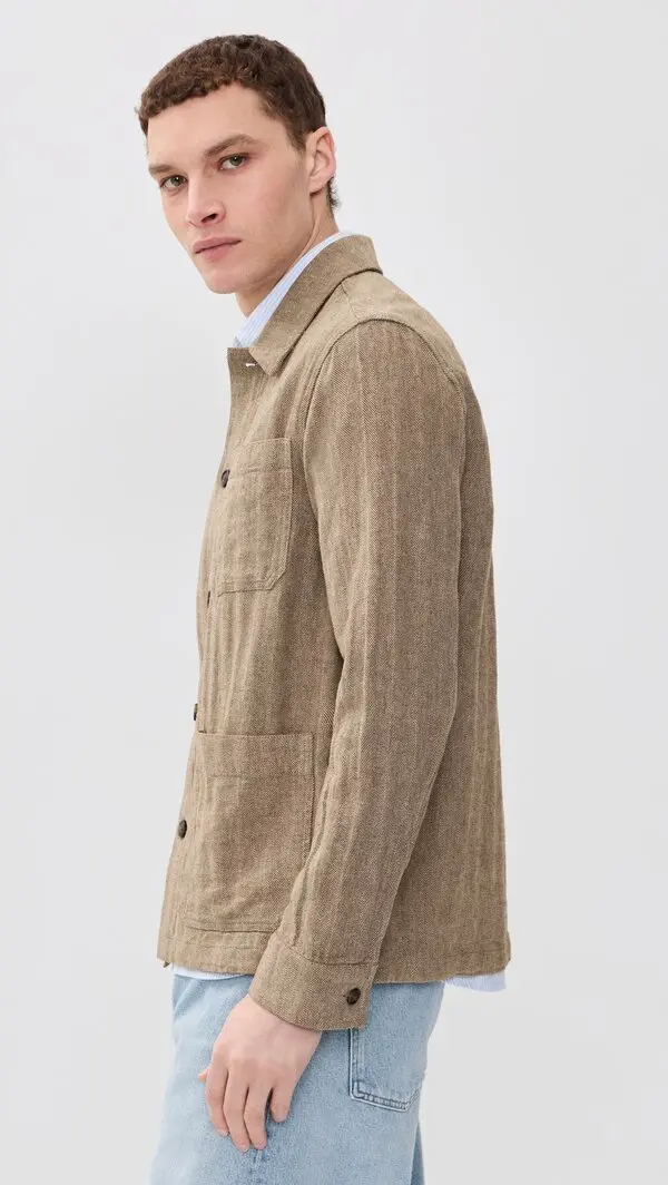 Faherty Brand Herringbone Studio Jacket