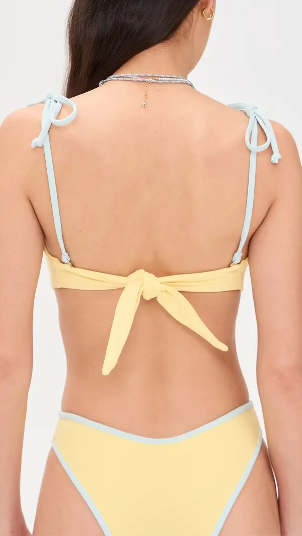 MONTCE Sunshine Tie Bandeau Bikini Top
