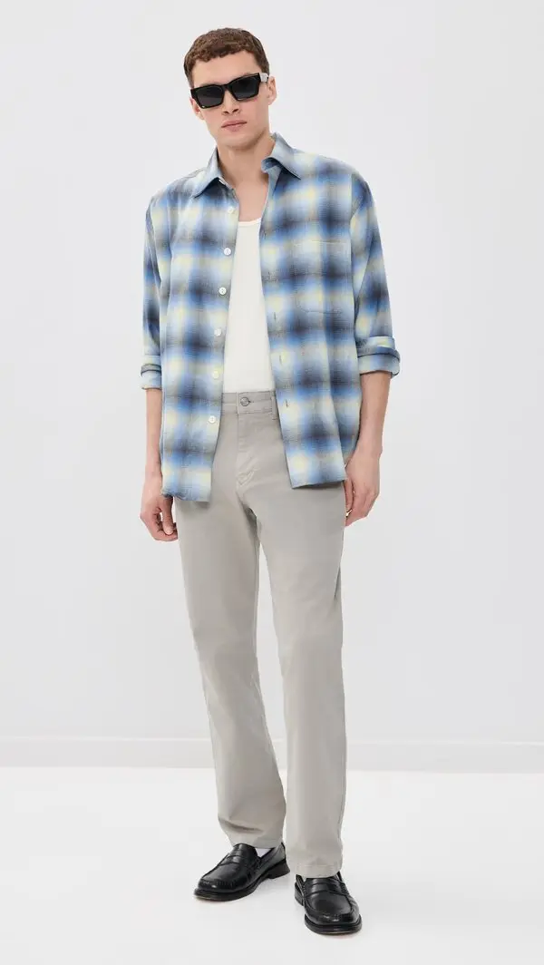 Nn07 Aden Relaxed Chino Pants - Grey
