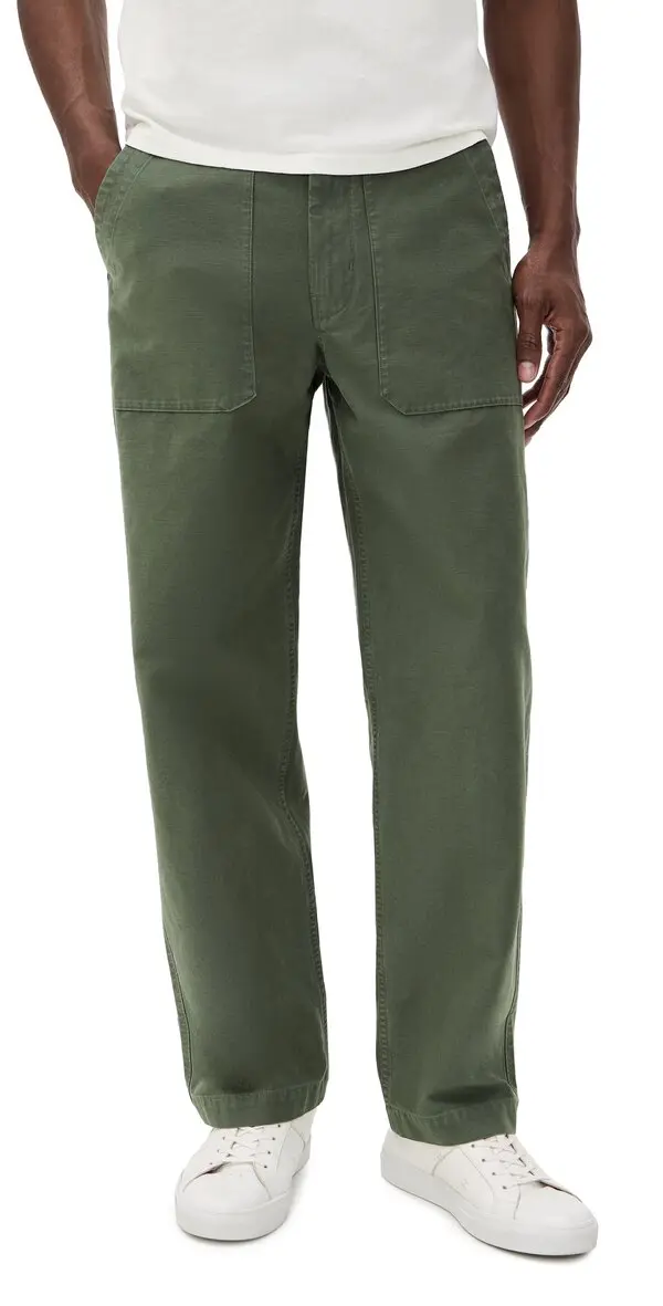 Madewell Garment Dye Slub Sateen Baker Pants