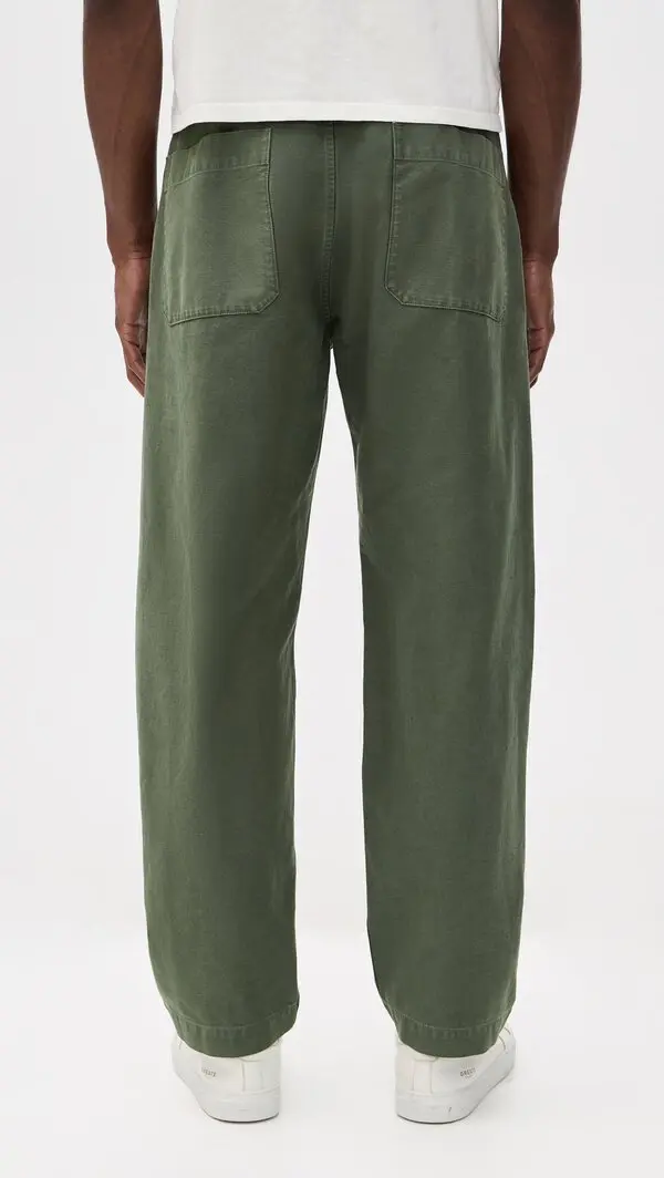 Madewell Garment Dye Slub Sateen Baker Pants