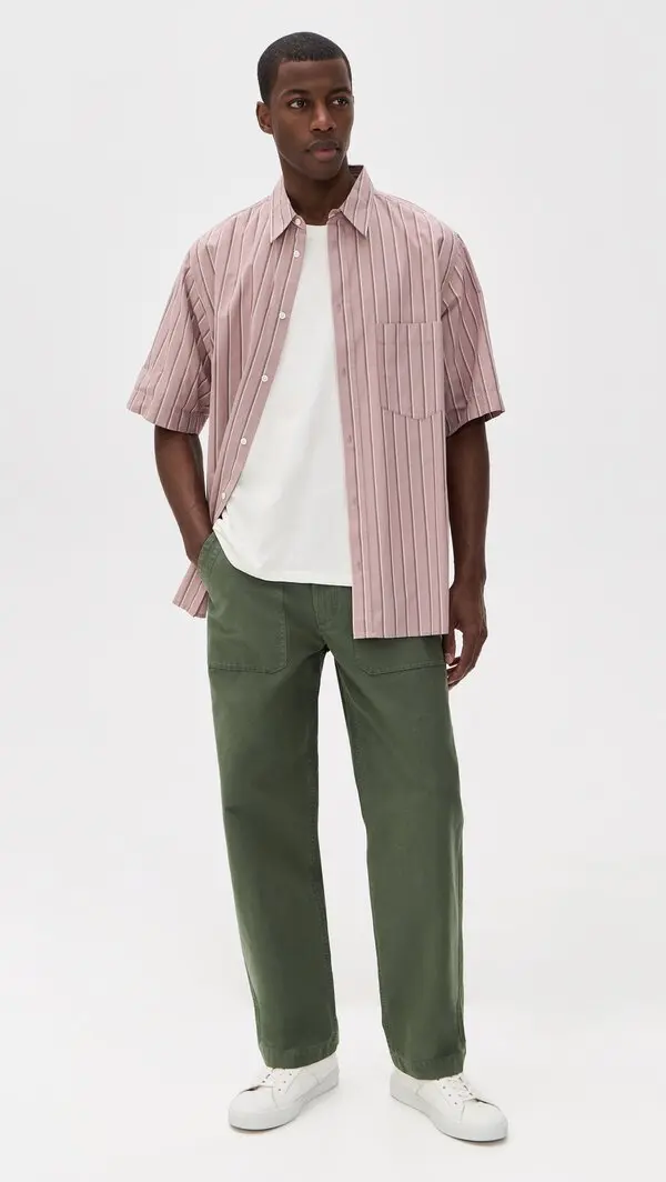 Madewell Garment Dye Slub Sateen Baker Pants
