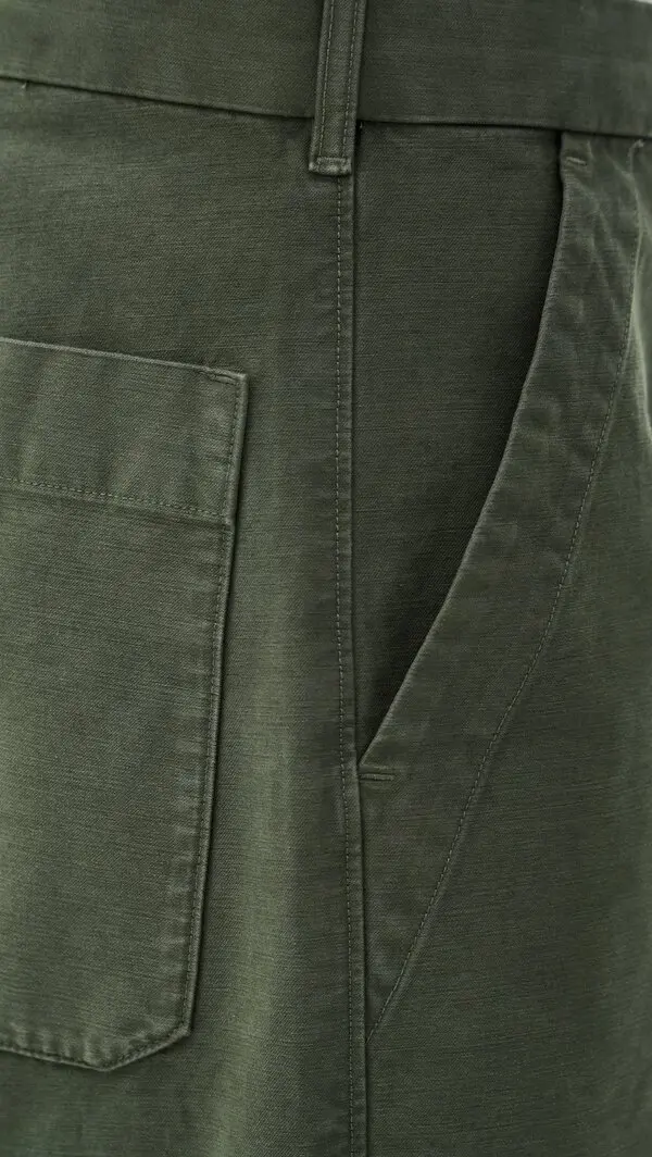 Madewell Garment Dye Slub Sateen Baker Pants