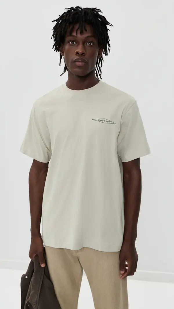 Filson Short Sleeve Diamond Graphic T-shirt - Grey Sky