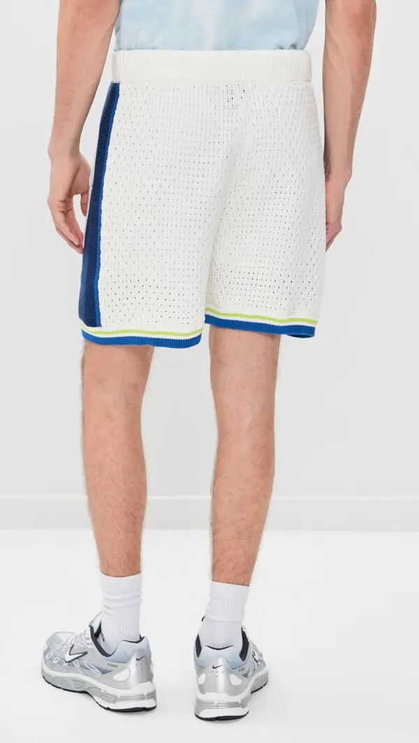 Casablanca Crochet Shorts - White