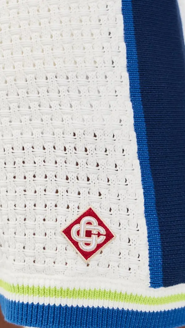 Casablanca Crochet Shorts - White