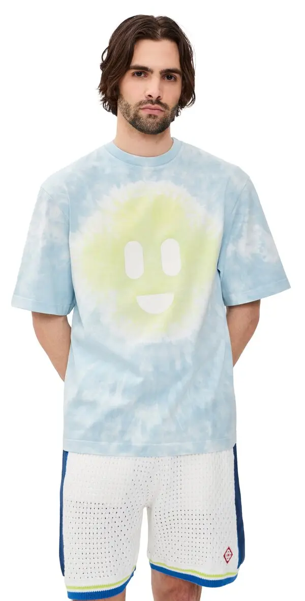 Casablanca Tie Dye T-shirt - Blue