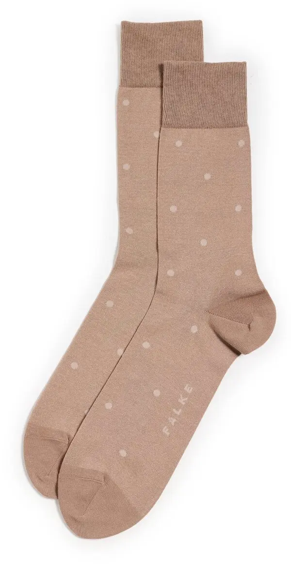 Falke Dot Socks - Camel