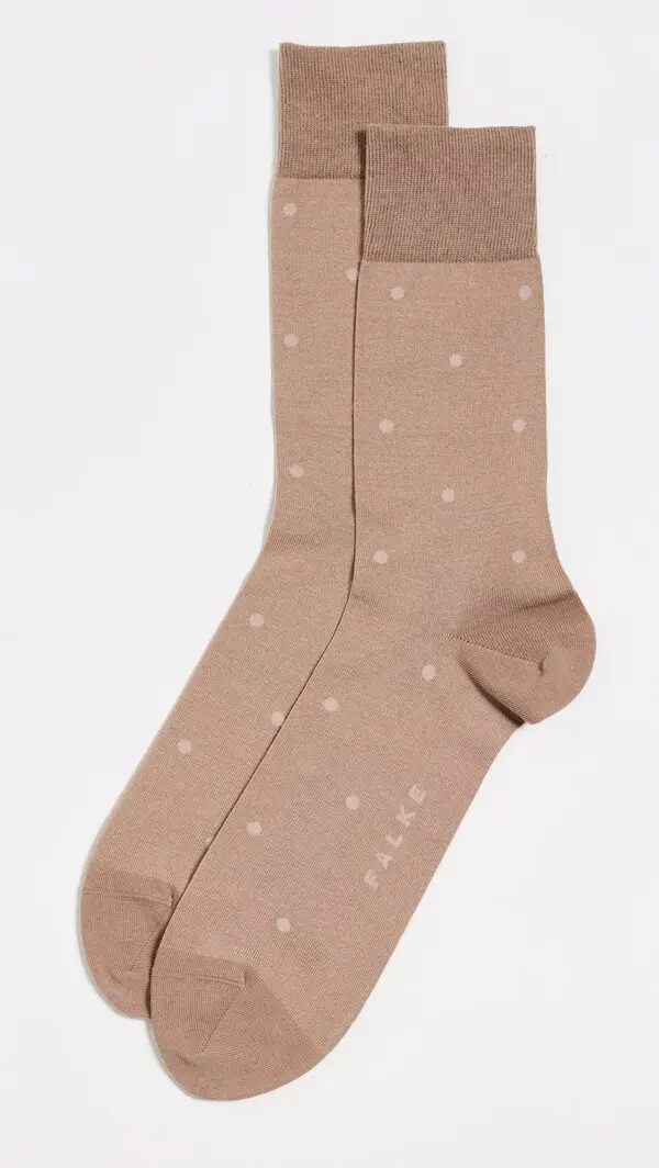 Falke Dot Socks - Camel