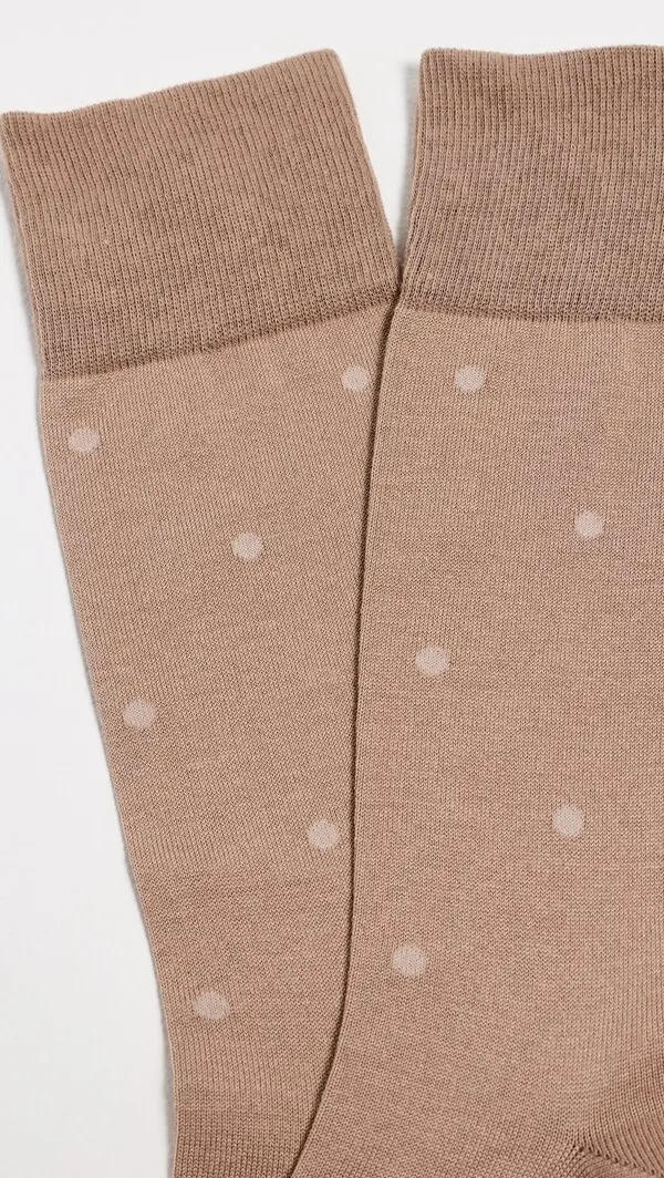 Falke Dot Socks - Camel