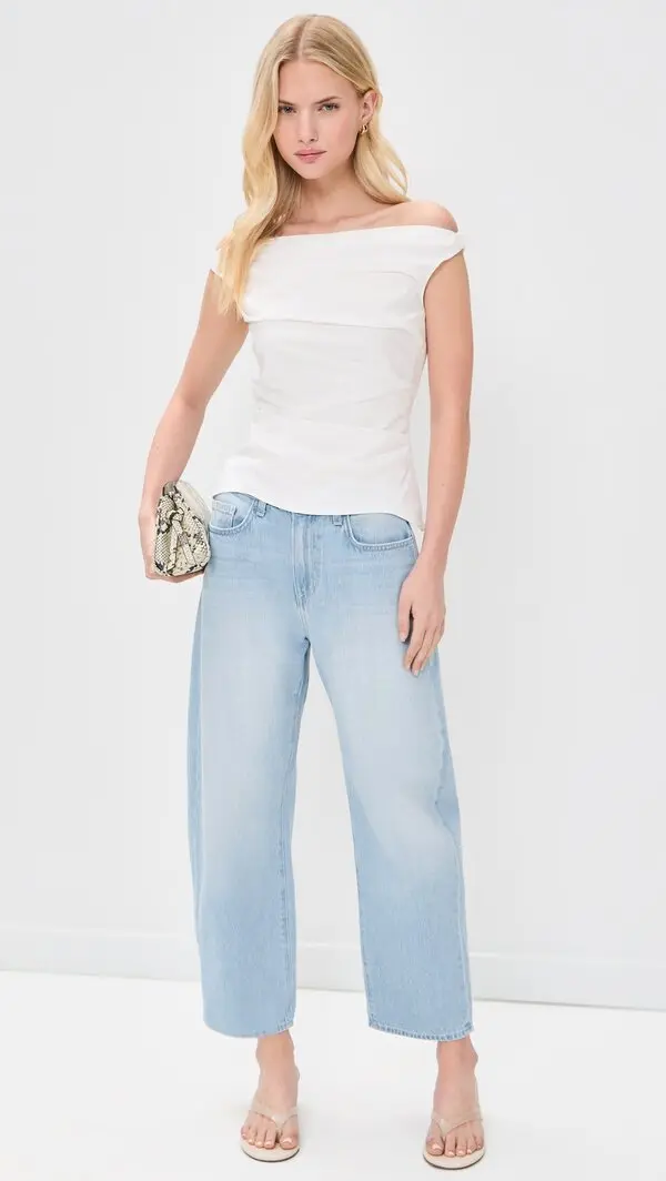 L'Agence Mallis Bow-leg Jeans - Brea