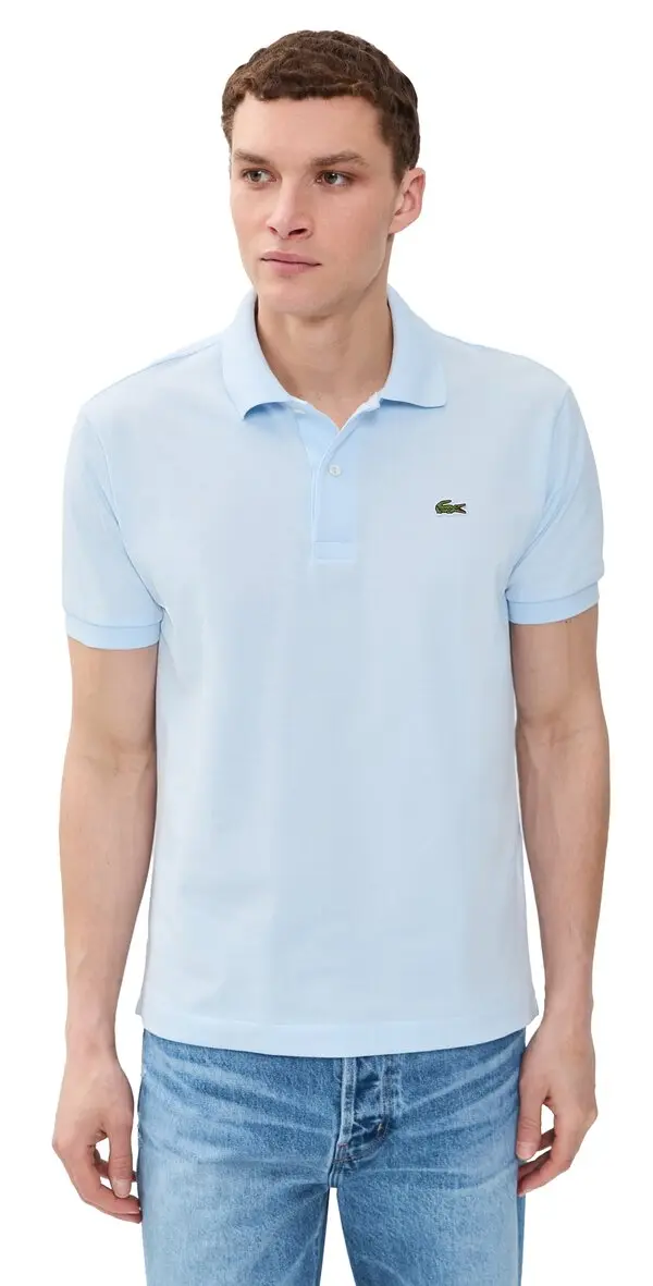 Lacoste Original Cotton Pique Polo - Light Blue
