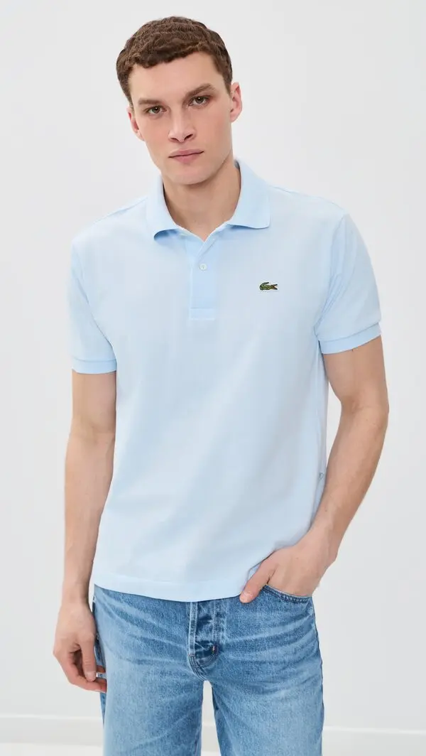 Lacoste Original Cotton Pique Polo - Light Blue