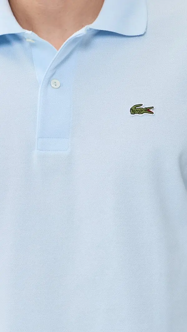 Lacoste Original Cotton Pique Polo - Light Blue