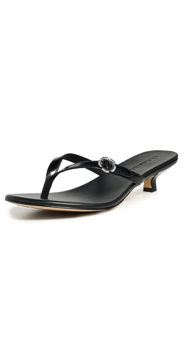 COACH Tea Rose Kitten Heels