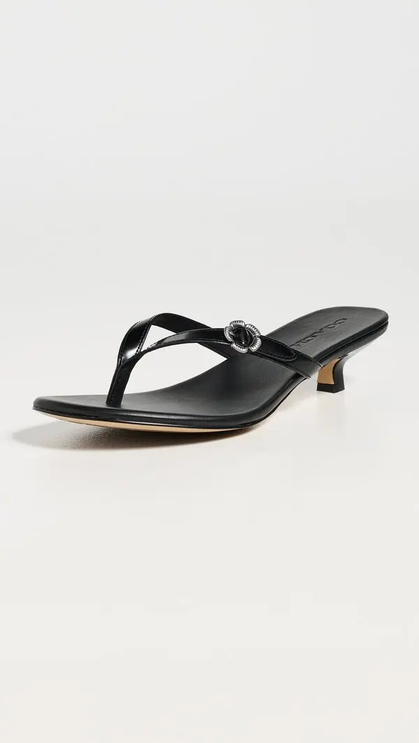 COACH Tea Rose Kitten Heels