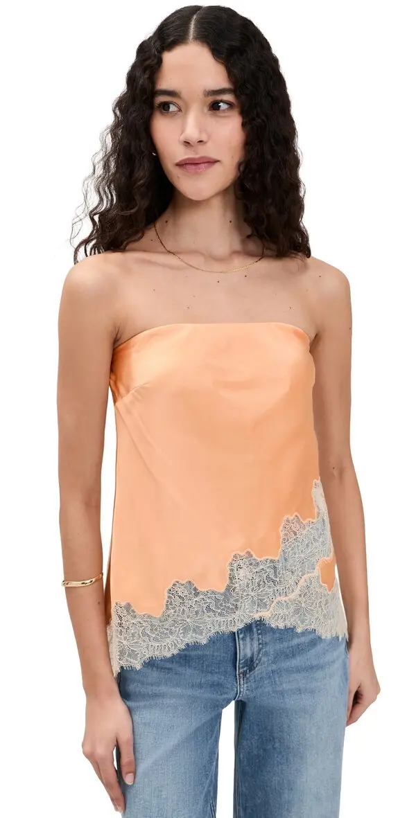 Cami Nyc Odessa Strapless Camisole - Peach