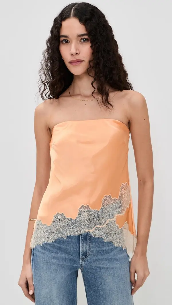 Cami Nyc Odessa Strapless Camisole - Peach