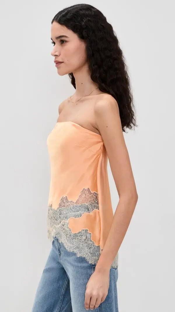 Cami Nyc Odessa Strapless Camisole - Peach
