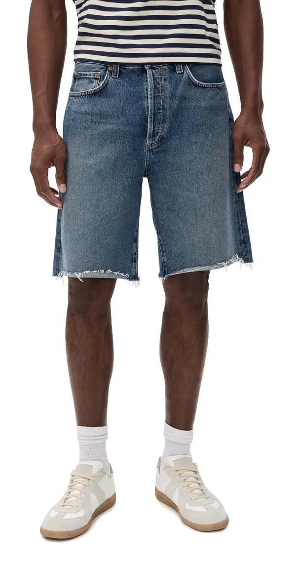 AGOLDE Anson Mid-rise Denim Shorts - Guide