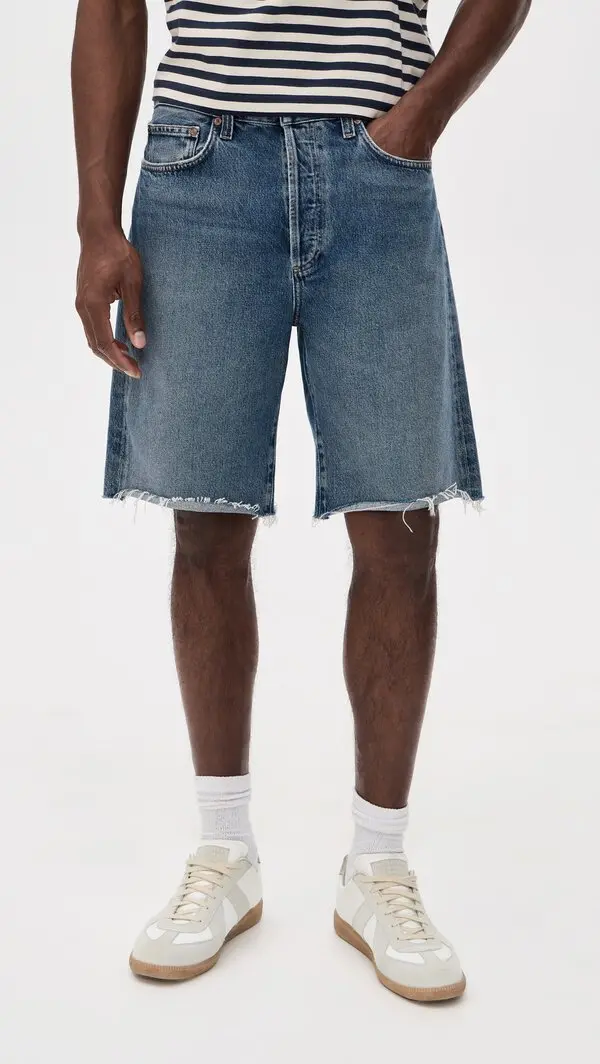 AGOLDE Anson Mid-rise Denim Shorts - Guide