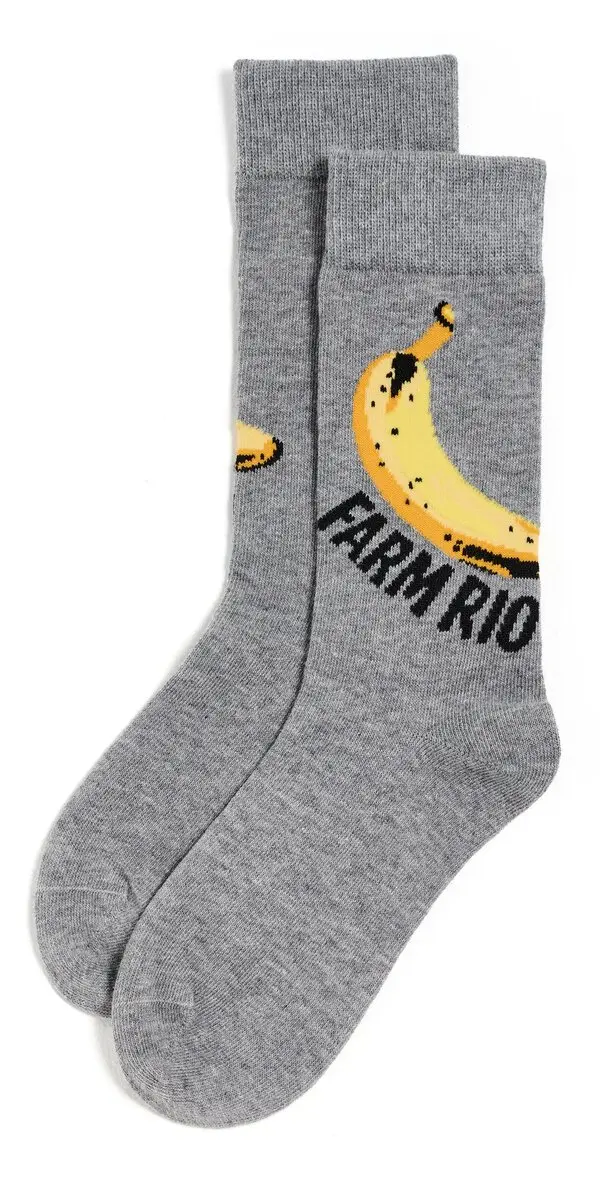 Farm Rio Socks - Melange Banana