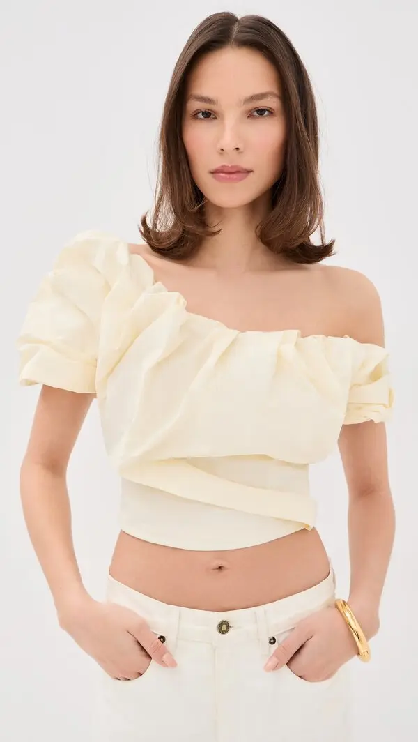 Paris Georgia Rio Blouse - Bone