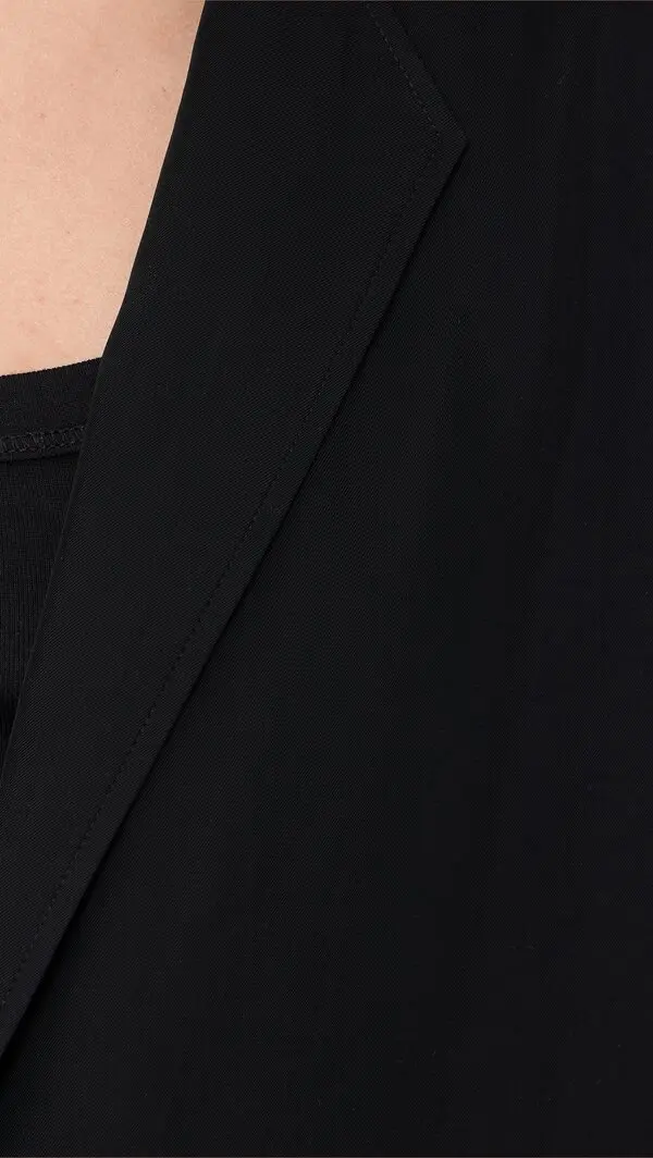 Theory Washed Twill Airy Blazer - Black
