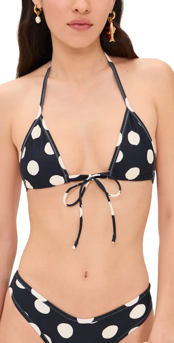 MONTCE Emma Polka-dot Bikini Top - Polka Dot