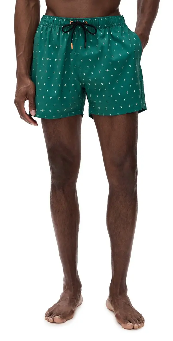 SAVE THE DUCK Ademir Printed Swim Trunks - Cocktails/eco Diver