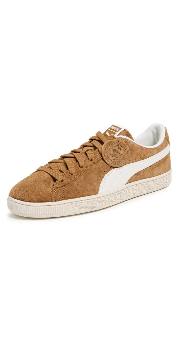 PUMA Suede Charles F. Stead V Sneakers - Honey Butter/puma White