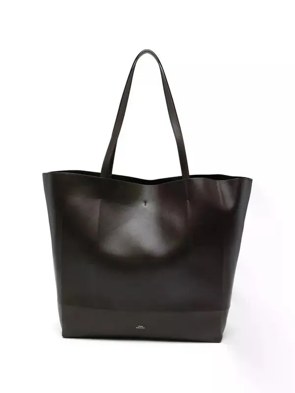 TOTEME Leather Tote Bag - Brown
