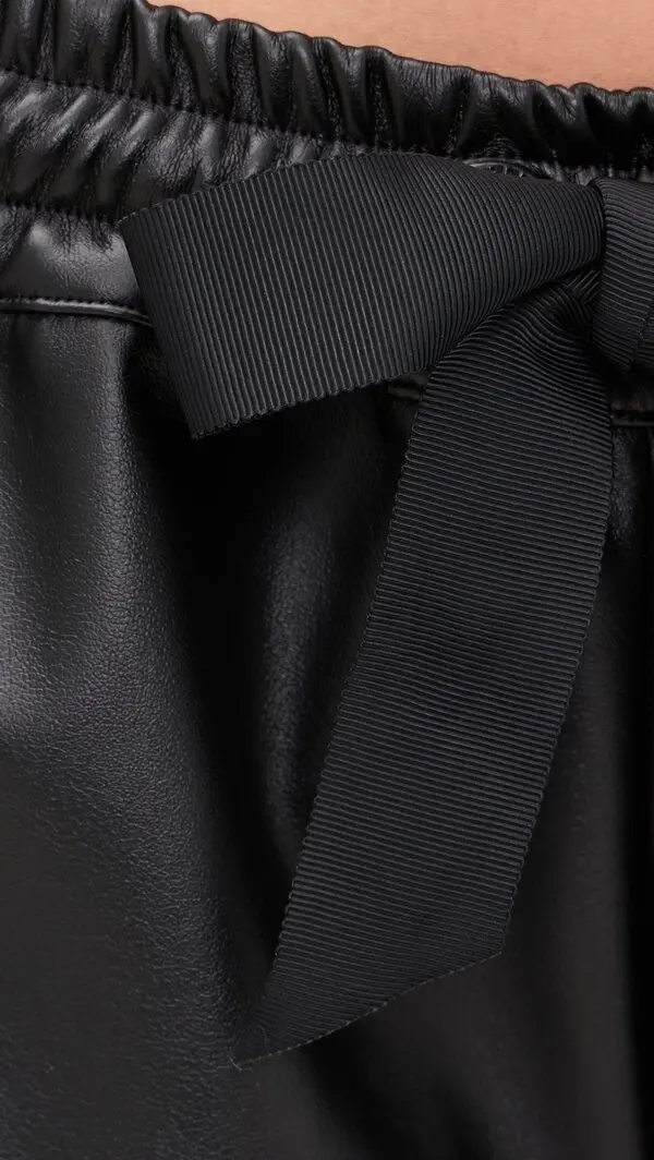 Goldbergh Faux Leather Shorts