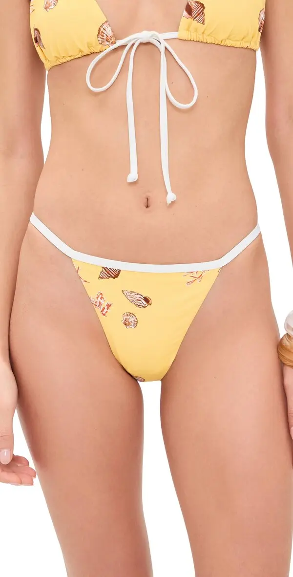 Minkpink Marisol Bikini Bottoms - Butter Seashells