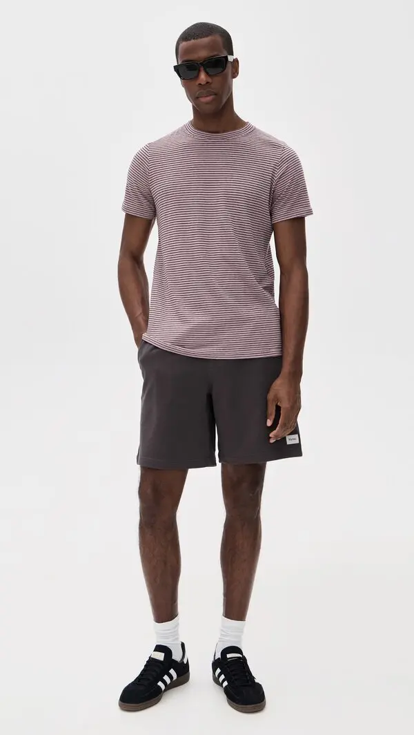 RHYTHM Terry Cotton Drawstring Shorts