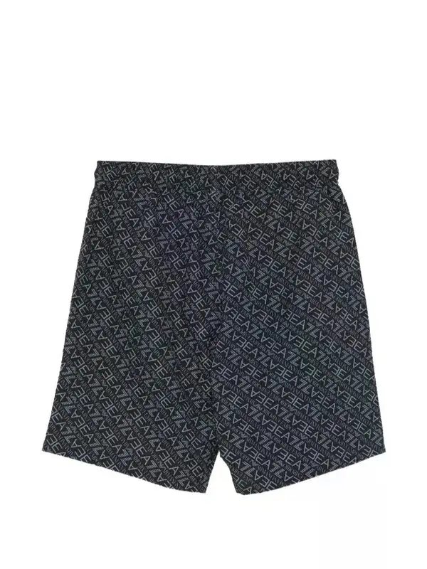 EA7 Logo-print Swim Shorts