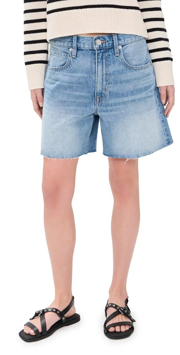 SLVRLAKE Sienna Cut Off Denim Shorts - Point Dume