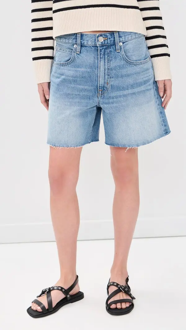 SLVRLAKE Sienna Cut Off Denim Shorts - Point Dume