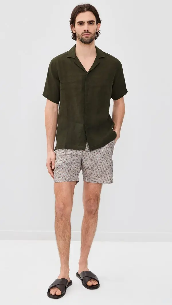 Orlebar Brown Maitan Ii Polo - Bayleaf Green