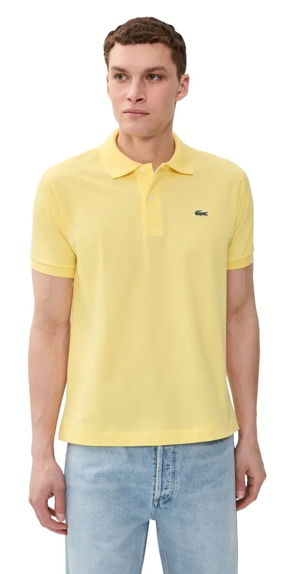 Lacoste Original Cotton Pique Polo - Yellow