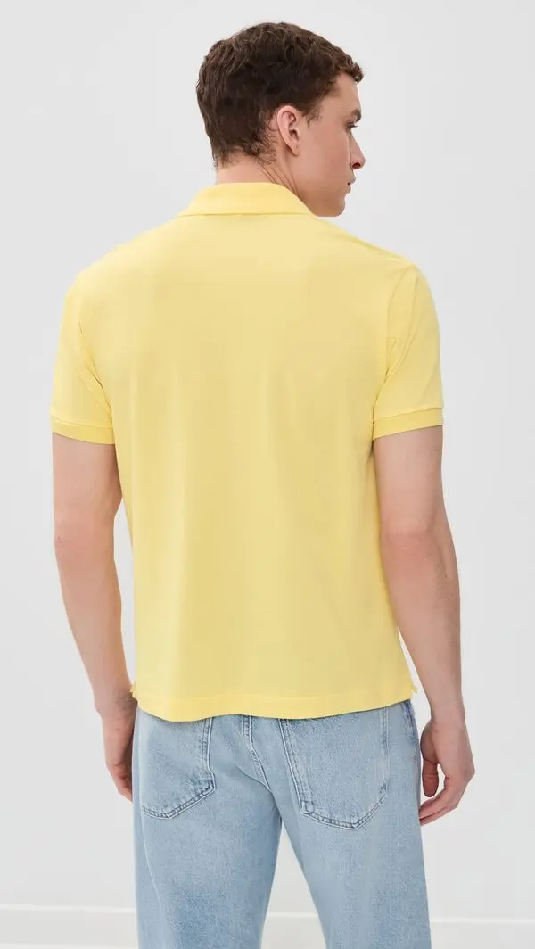 Lacoste Original Cotton Pique Polo - Yellow