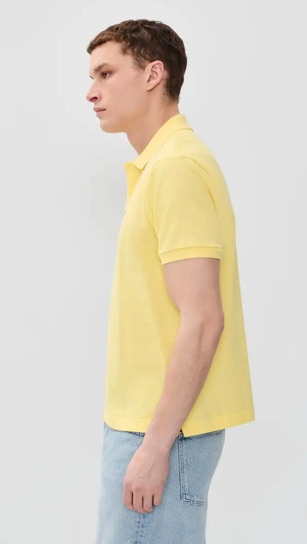 Lacoste Original Cotton Pique Polo - Yellow